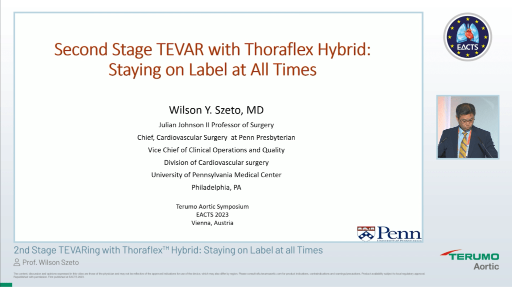 2nd Stage TEVARing with Thoraflex™ Hybrid: Staying on Label at all ...