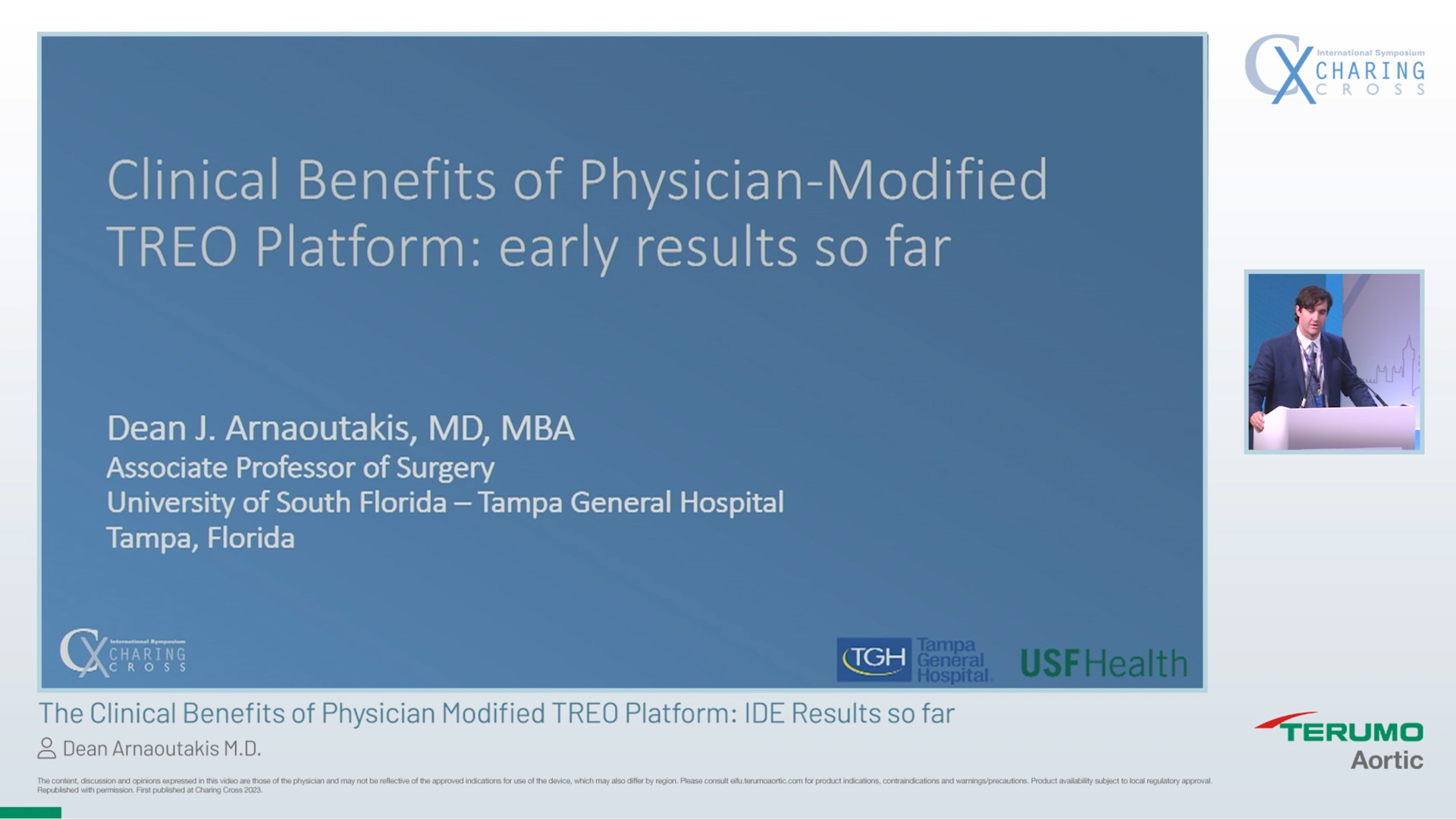 The Clinical Benefits of Physician Modified TREO Platform: IDE Results ...